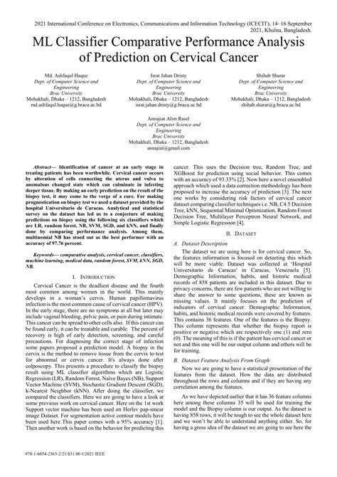 pdf ml classifier comparative performance analysis of prediction on