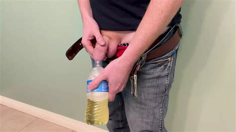 Upclose Peeing In A Bottle XHamster
