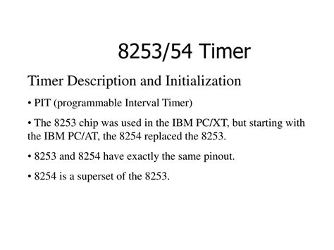 Ppt Pit Programmable Interval Timer Powerpoint Presentation Free Download Id 9579497