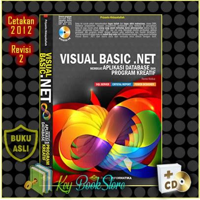 Jual Buku Visual Basic Net Membuat Aplikasi Database Dan Program Kreatif CD Shopee Indonesia
