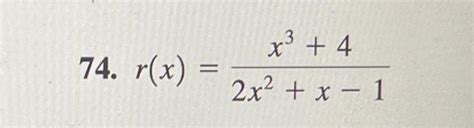 Solved 69 76 ∽ Slant Asymptotes Find The Slant Asymptote And