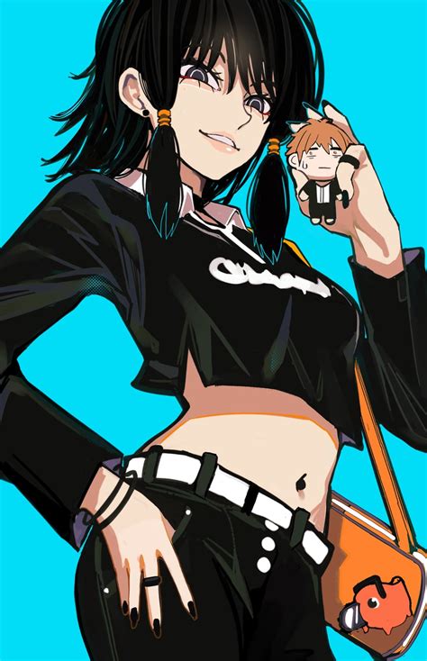 Denji Pochita And Mifune Fumiko Chainsaw Man Drawn By Sailen0