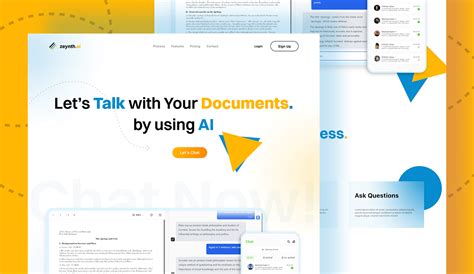 Saas Ai Chatbot Landing Page Ui On Behance