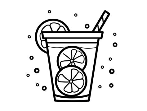 Lemonade Coloring Page For Download Coloring Page