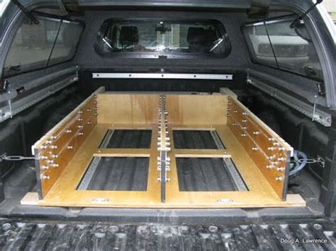 Diy Truck Bedding Truck Bed Drawers And Sleeping Platform Custom