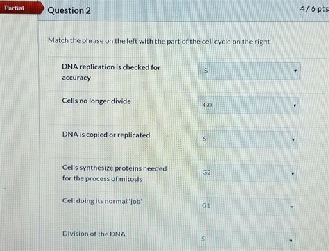 Solved Partial Question 3 5 8 Pts Match The Activity On The