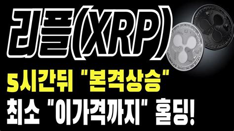 리플 전망 5시간뒤 본격상승 리플 리플코인 리플전망 리플코인전망 리플분석 리플목표가 업비트시황 코인시황 급등