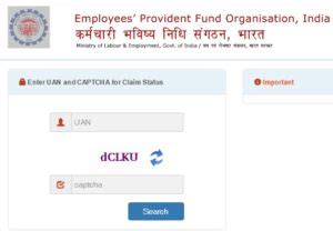 How To Check PF Claim Status Online In