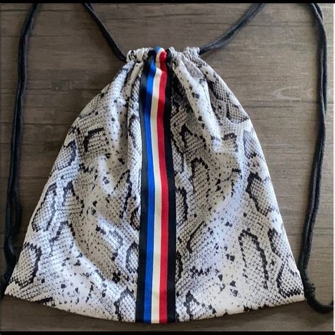 Pam And Gela Bags Nwt Unisex Pam Gela Python Print Backpack Poshmark