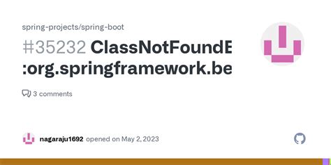 Classnotfoundexception Orgspringframeworkbeansfactoryaotbeanregistrationexcludefilter