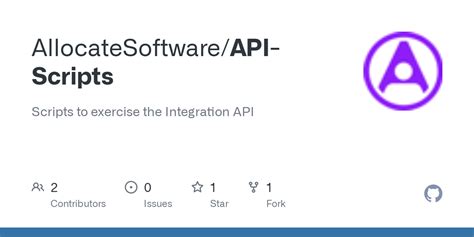 Github Allocatesoftwareapi Scripts Scripts To Exercise The