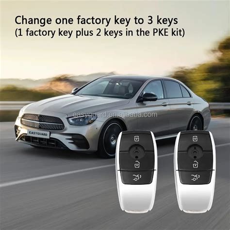Easyguard Smart Key Replacement Kit Pke Passive Keyless Entry Fit For Benz With Factory Oem Push
