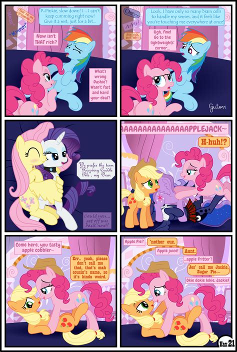 Rule 34 69 Position Absurd Res Applejack Mlp Blonde Hair Clothing