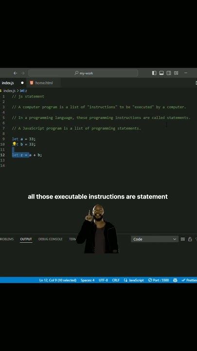 What Are Javascript Statement Learn About Js Statement Ytshorts Shortsfeed Like Share