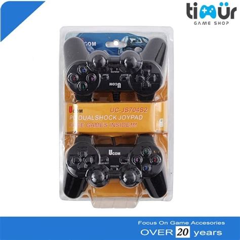 Jual Ucom Double Usb Wired Pc Dual Shock Joypad Joystick Controller