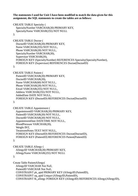unit 7 solution to assignment the statements i used for unit 5 have