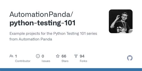 Github Automationpandapython Testing 101 Example Projects For The