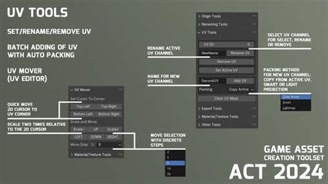 Act Game Asset Creation Toolset — Blender Extensions
