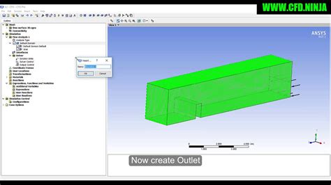 Ansys Cfx Tutorial Free Surface 3d Part 1 2 Youtube