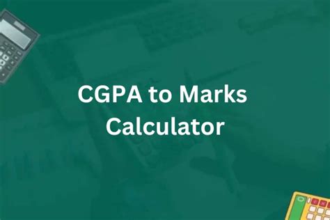 CGPA To Marks Calculator
