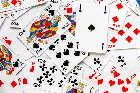Premium Photo Classic Playing Card Game Laid Out On A Table White