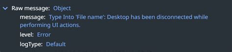 Error Desktop Has Been Disconnected While Performing UI Actions Why Activities UiPath