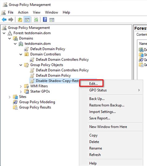 Windows Fileserver Shadow Copy Versioning Disabling The Restore Button Random It Blog