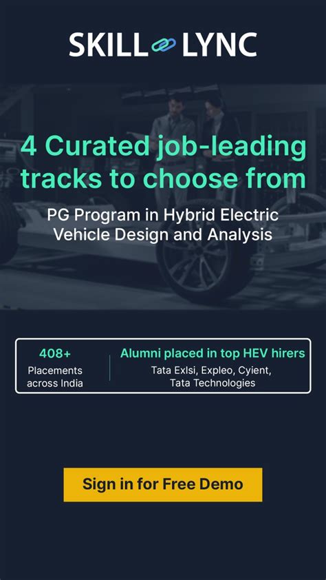 Skill Lync On Linkedin Learn About The Hybrid Electric Vehicle Course