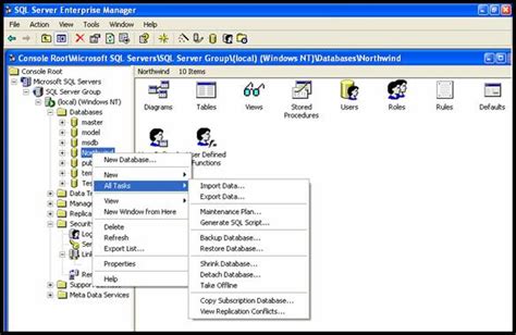 Top Ten Features Of Enterprise Manager SQLServerCentral