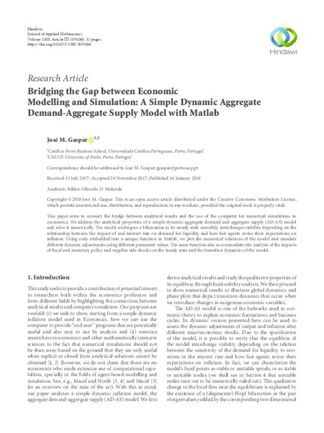 pdf bridging the gap between economic modelling and simulation a