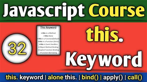 Lecture 32 Javascript Course This Method In Javascript This Call Apply Bind