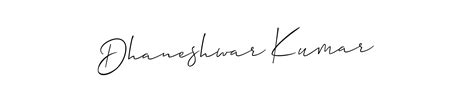 85 Dhaneshwar Kumar Name Signature Style Ideas Outstanding E Signature