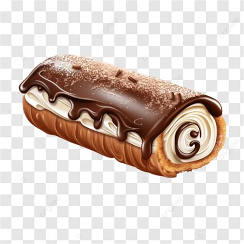 크리미한 속을 채운 초콜릿 롤 케이크는 디저트의 즐거움과 만족스러운 달콤한 갈망을 상징합니다 초콜릿 롤 케이크 크리미한 충전재 Png 일러스트 및 이미지 에 대한 무료