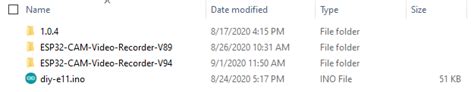 compile error v94 · issue 25 · jameszah esp32 cam video recorder · github