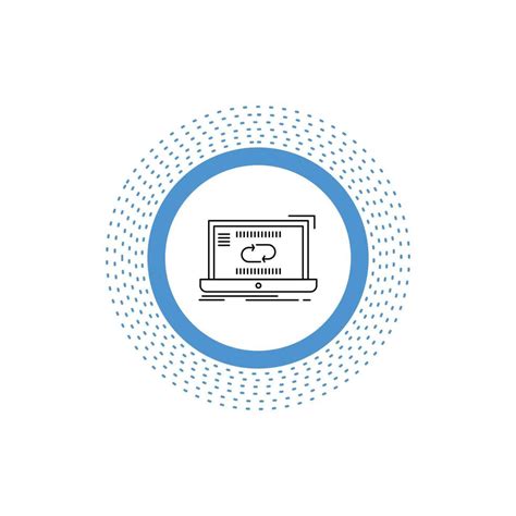 Communication Connection Link Sync Synchronization Line Icon