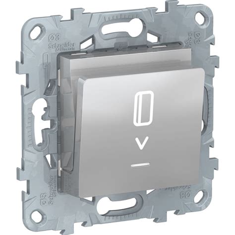 Карточный выключатель Systeme Electric UNICA NEW с подсветкой, 10 А ...