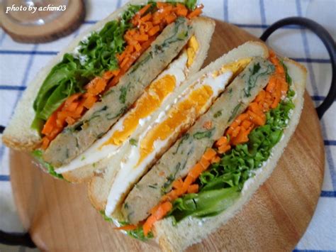 당근라페샌드위치 떡갈비샌드위치