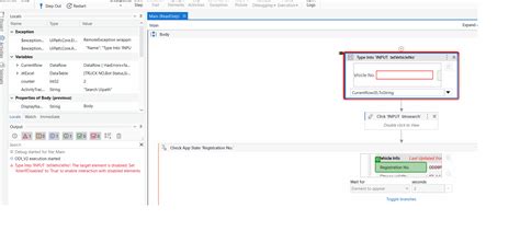Automation Stops After Few Instance Of Click With Attached Error