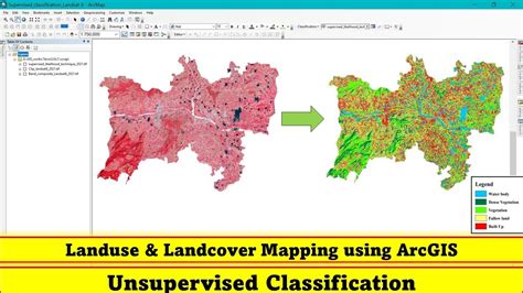 unsupervised classification lulc mapping in arcgis youtube