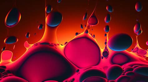 Lava Lamp Background Premium Ai Generated Image