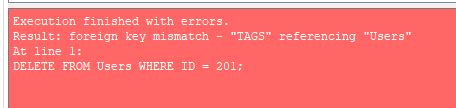 C How Can I Delete A Row In Sqlite With Foreign Key Stack Overflow