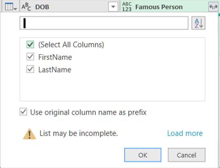 使用列表记录或表结构化列 Power Query Microsoft 支持