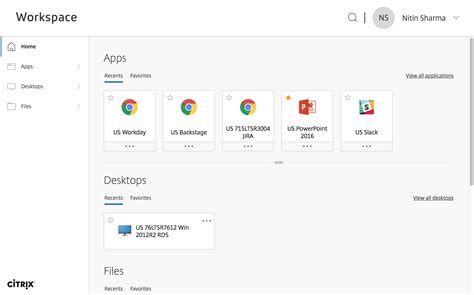 Citrix workspace app