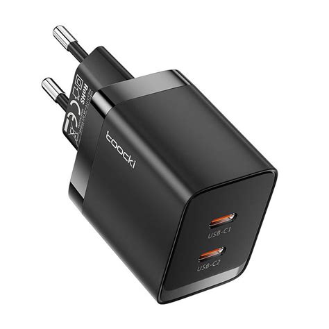 Ładowarka sieciowa Toocki xUSB C GaN W czarna Inna marka Sklep EMPIK COM