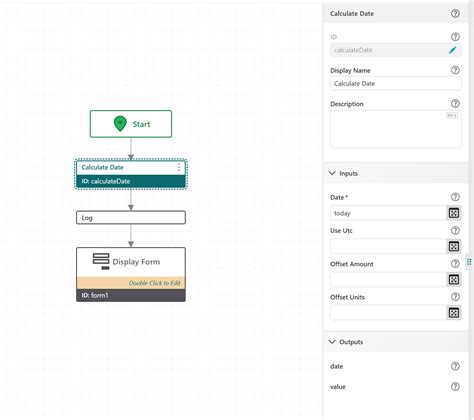 Setting The Default Date In The Date Picker Form Element In Vertigis