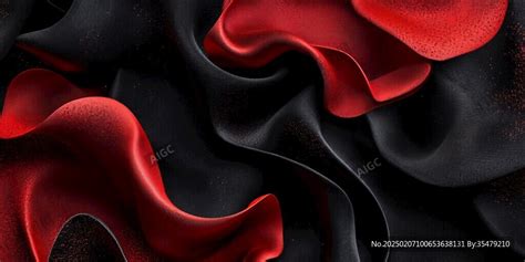 Ai创作图黑红丝带纹理渐变背景 红黑主背景 炫彩背景红黑渐变地毯 红黑高端背景 红黑效果图 红色喜庆流体画 抽象流体花纹背景 红色液体创意壁纸 红黑渐变 黑红渐变 曲线线条流体纹理 黑红高端