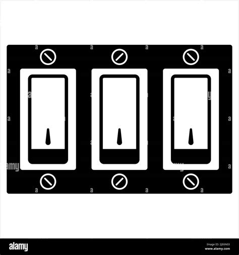 Switch Icon Electrical Switch Vector Art Illustration Stock Vector