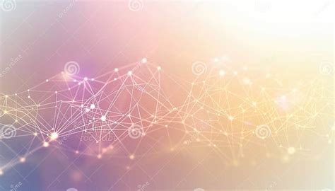 Multinational Enterprise Connectivity Colored Node Connections Stock Illustration