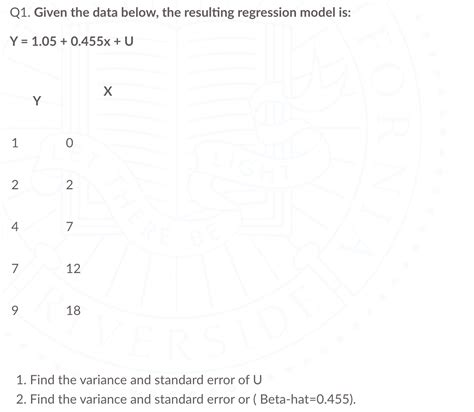 Solved L Rina Tne Var Ance Ana Stanaara Error Or Chegg Com