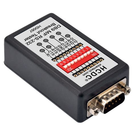 Hcdc Rs232 Breakout Tester Led Monitor Db9 Male To Female Breakout Mo